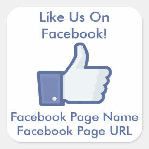 Facebook Like Stickers & Labels | Zazzle UK