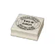 Custom Logo Name Info Address Round Rubber Stamp | Zazzle