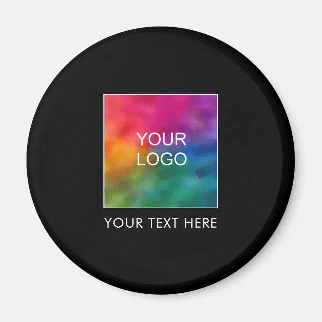 Custom Logo Staff Crew Employee Member Name Magnet | Zazzle