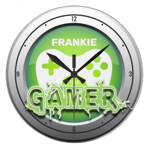 Gamer Wall Clocks | Zazzle UK