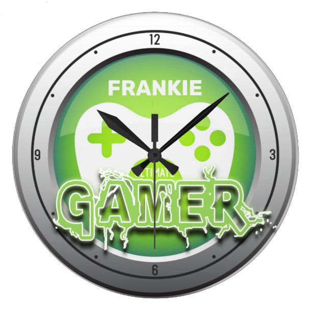Gamer Wall Clocks | Zazzle UK