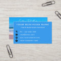 Custom Photo and Text Business Card Template | Zazzle