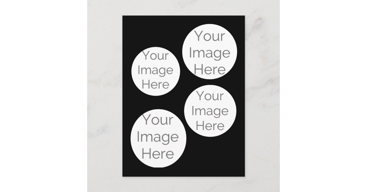 Custom Photo Collage Postcard – 4 Photo Template | Zazzle