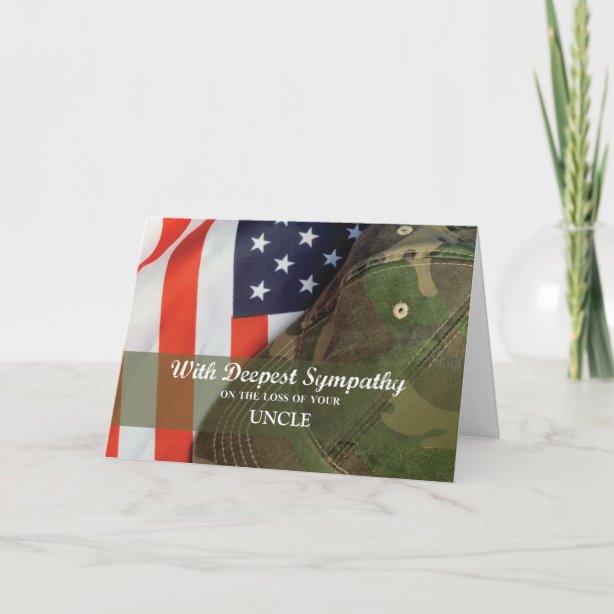 Military Sympathy Cards | Zazzle.co.uk