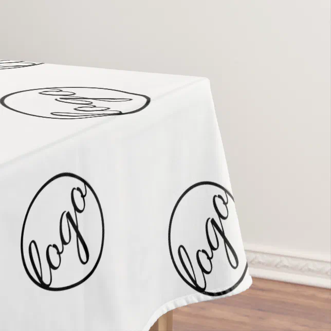 Custom Restaurant Trade Show Business Logo Tablecloth | Zazzle