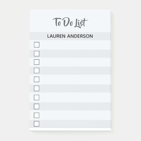 Custom To-Do List Post-it Notes | Zazzle.co.uk