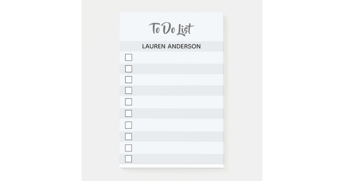 Custom To-Do List Post-it Notes | Zazzle