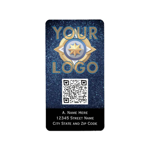 Custom Vertical Stickers with QR code Professional | Zazzle