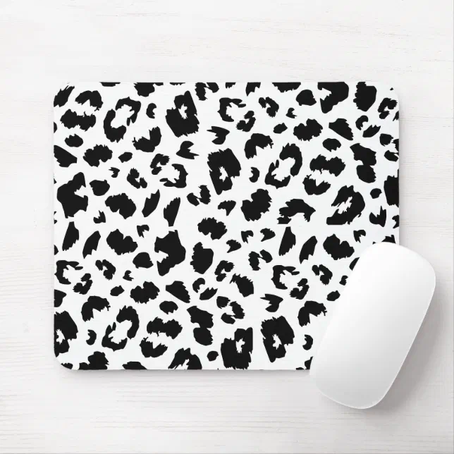 Customisable leopard print mouse mat | Zazzle