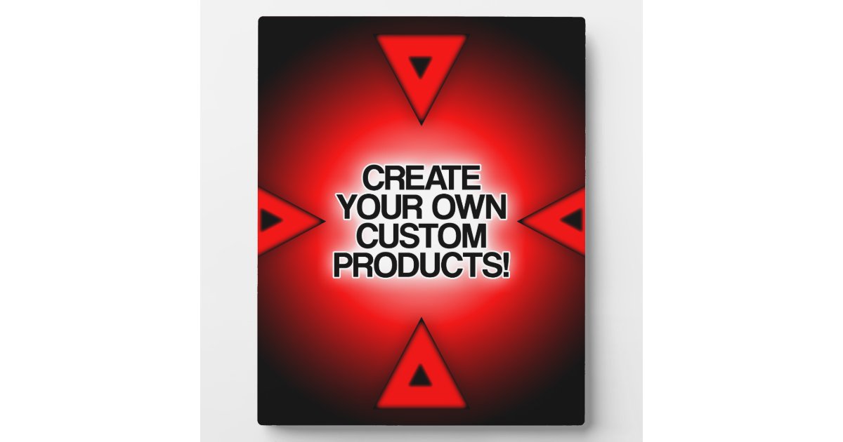 Customise / Personalise / Create your own Plaque | Zazzle