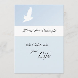 Funeral Wake Invitations | Zazzle UK