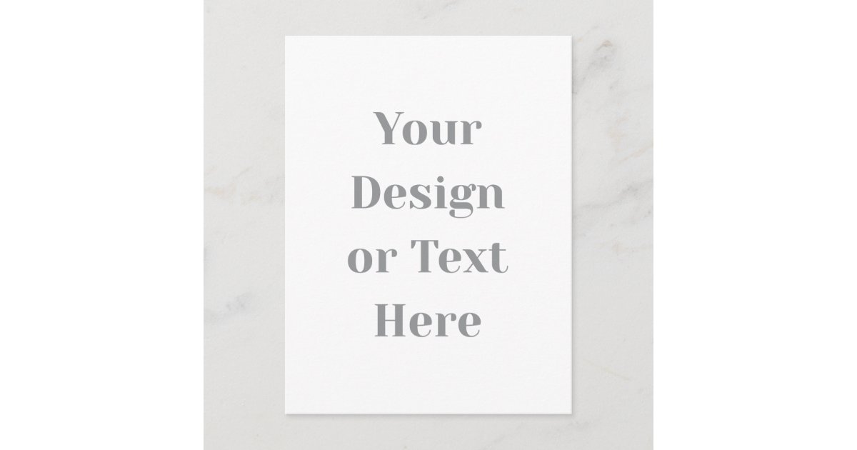 Customizable Your Design or Text Here Personalized Invitation Postcard ...