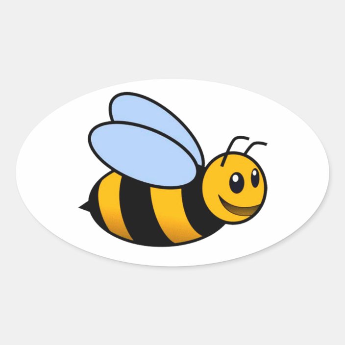 Cute Bumblebee Sticker | Zazzle.co.uk