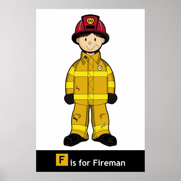Fireman Posters & Prints | Zazzle UK