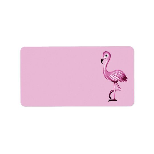 cute Flamingo Label | Zazzle.co.uk