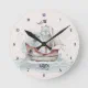Cute Fun Pirate Ship Child's Wall Clock | Zazzle