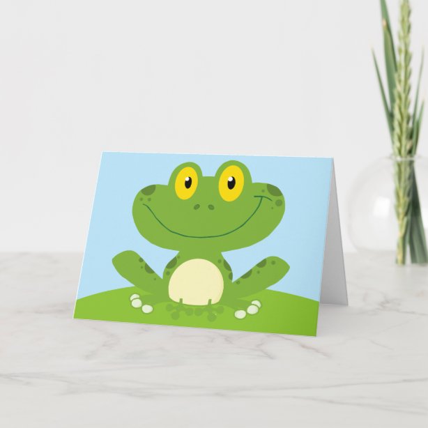 Frog Birthday Cards | Zazzle UK