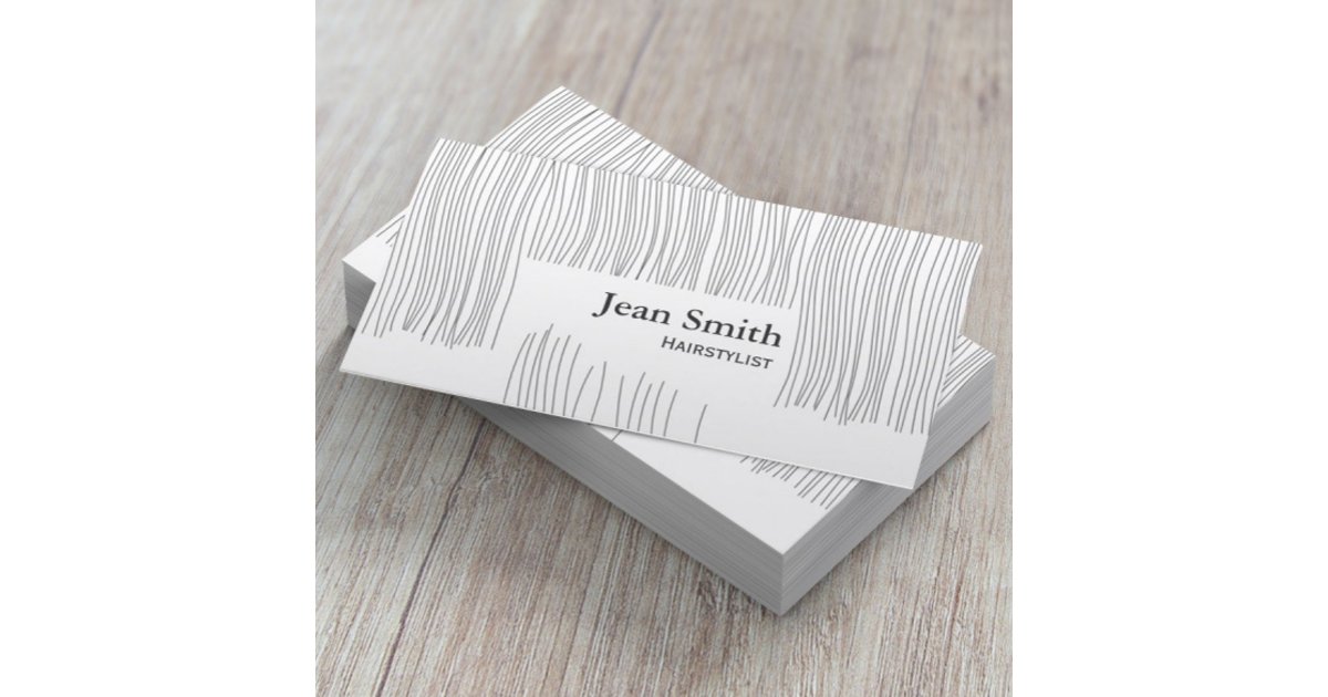 Cute Haircut Hairdresser/Hairstylist Business Card | Zazzle