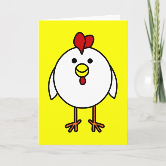 Cute Chicken Cards | Zazzle UK