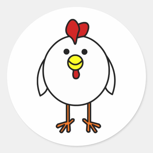 Chicken Stickers & Labels | Zazzle UK