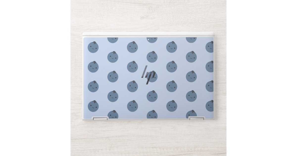 Cute Kawaii Blueberry HP Laptop Skin | Zazzle