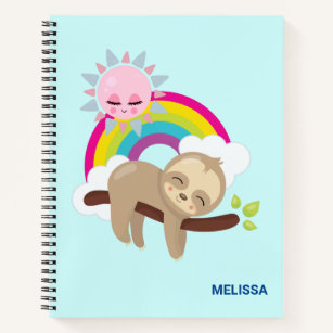 Sloth Notebooks | Zazzle.co.uk