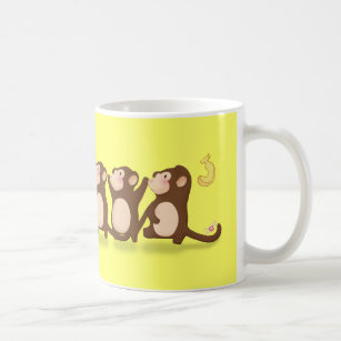 Happy Monkey Coffee & Travel Mugs | Zazzle UK