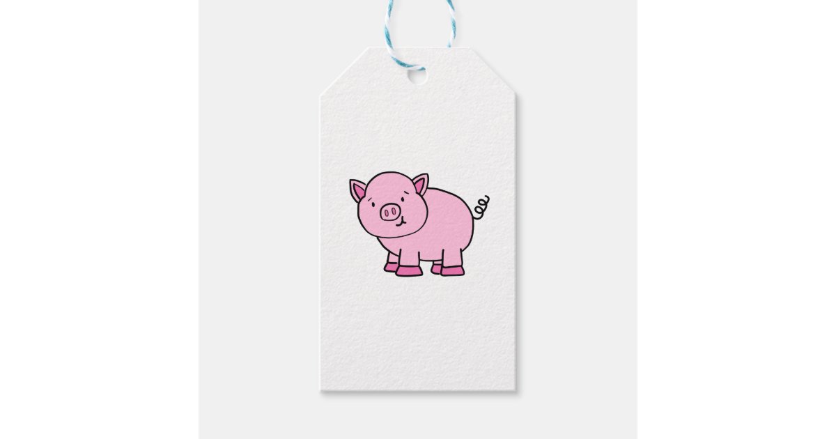 CUTE PIG GIFT TAGS | Zazzle