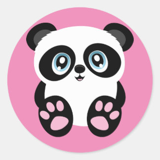Cute Panda Stickers | Zazzle.co.uk