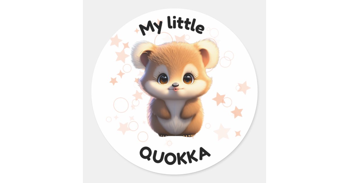 Cute Quokka sticker | Zazzle