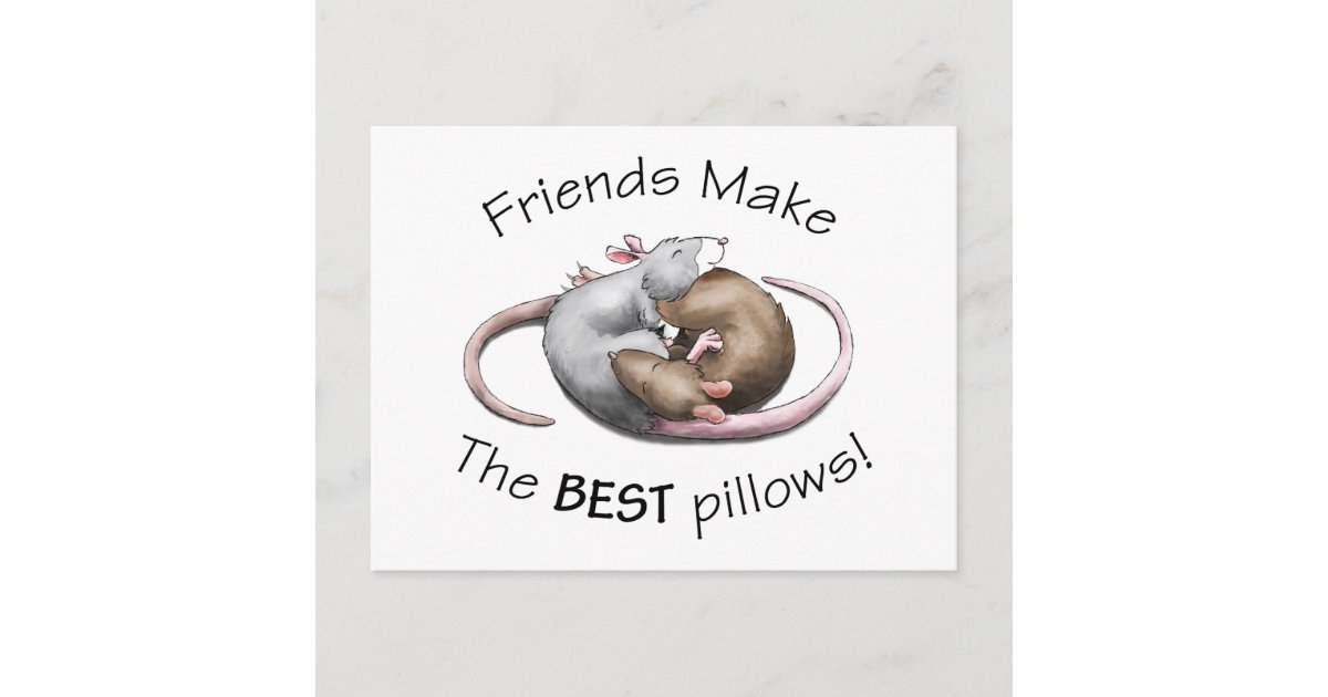 Cute Rat Postcard | Zazzle