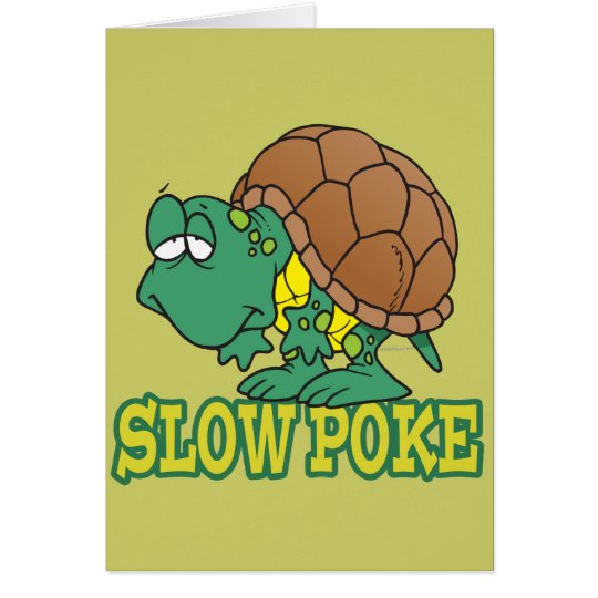 cute silly slow poke turtle cartoon | Zazzle.co.uk