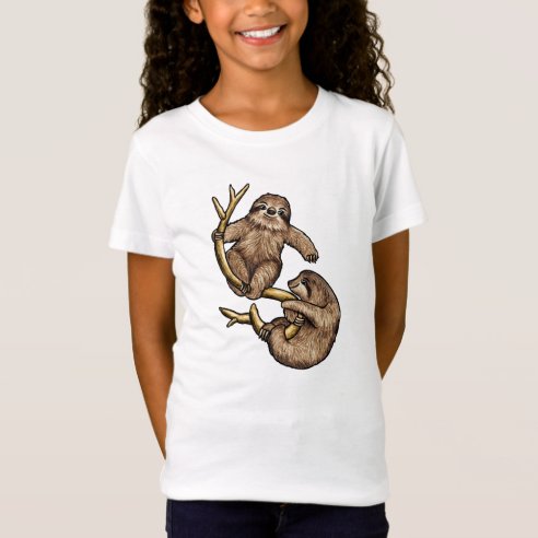 Sloth T-Shirts & Shirt Designs | Zazzle UK