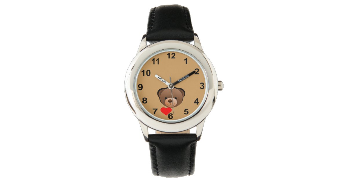 Cute Teddy Bear Watch | Zazzle