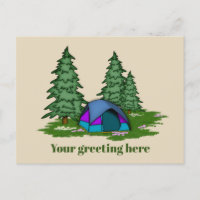 Camping Postcards | Zazzle UK