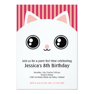 Cartoon Kittens Invitations | Zazzle UK