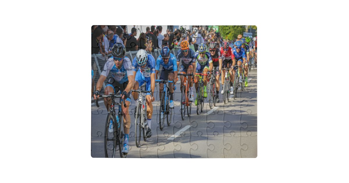 cycling race jigsaw puzzle | Zazzle