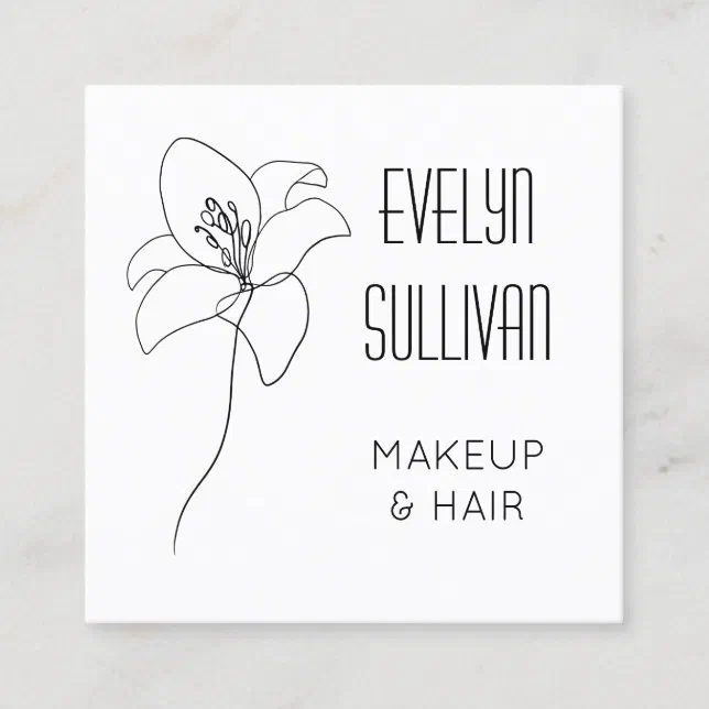 Daffodil drawing business card | Zazzle