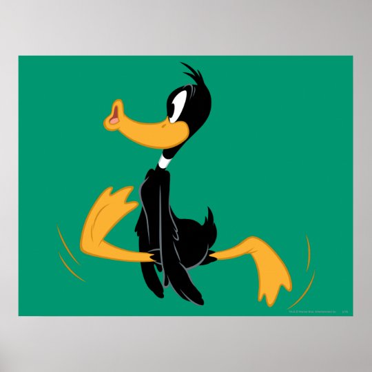 DAFFY DUCK™ Being Crazy Poster | Zazzle.co.uk