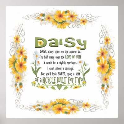 Daisy Posters & Prints | Zazzle UK