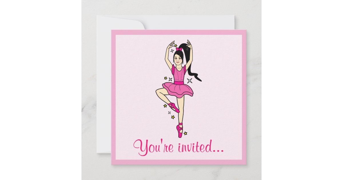Dance Competition Invitation: Dancer with Stars Invitation | Zazzle