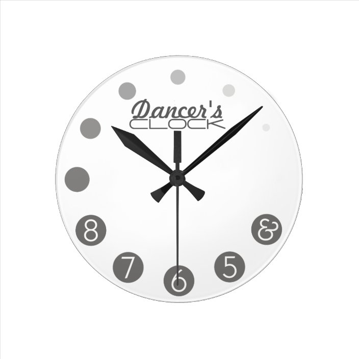 Dancer clock for a Dancer's. | Zazzle.co.uk
