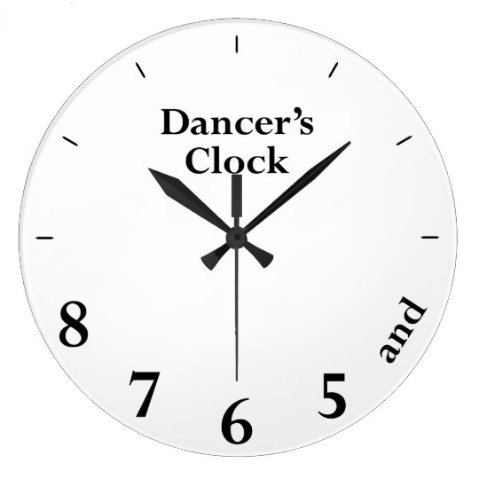 Dancer's Clock | Zazzle.co.uk