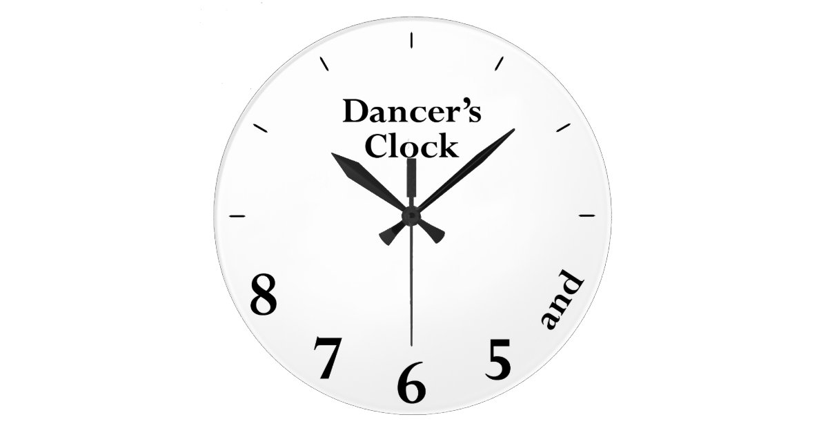 Dancer's Clock | Zazzle.co.uk