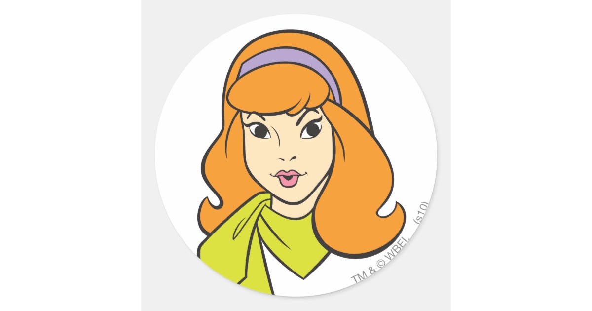 Daphne Close-up Classic Round Sticker | Zazzle
