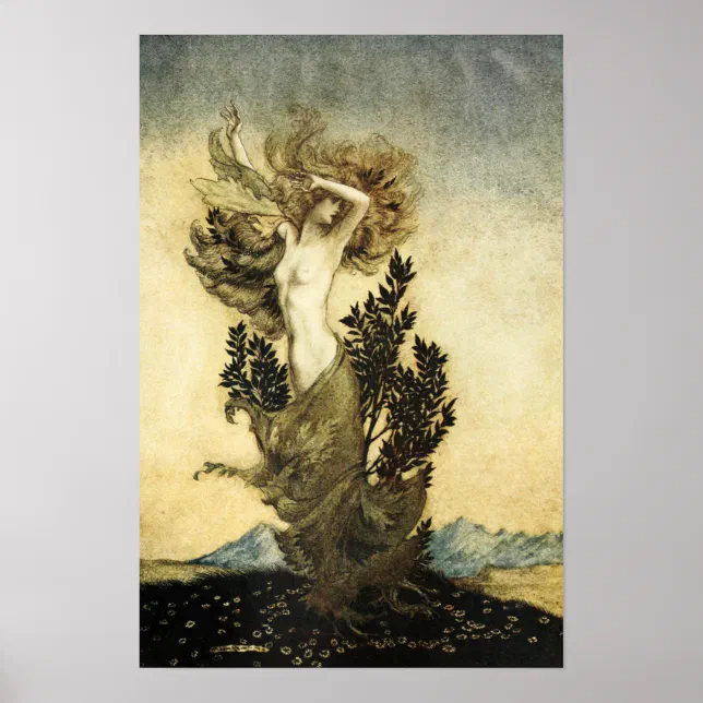 Daphne’s Metamorphosis Into a Tree Poster | Zazzle