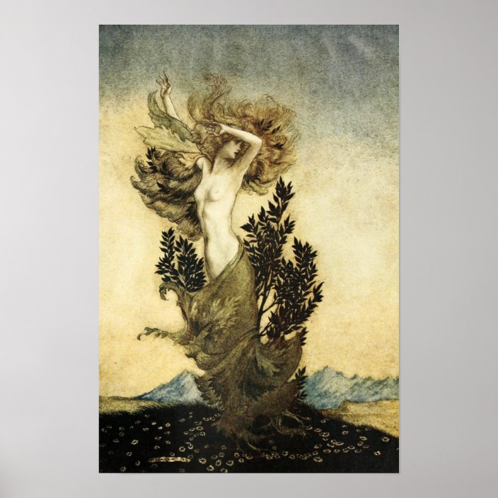 Daphne’s Metamorphosis Into a Tree Poster | Zazzle.co.uk