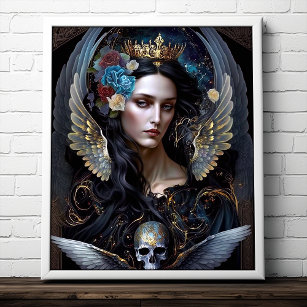 Gothic Angel Posters & Prints | Zazzle UK