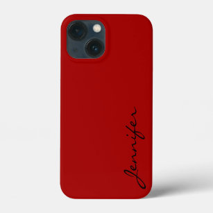 Plain Red iPhone 13 Mini Cases | Zazzle UK