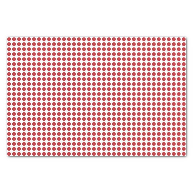 Red White Polka Dot Craft Tissue Paper | Zazzle.co.uk